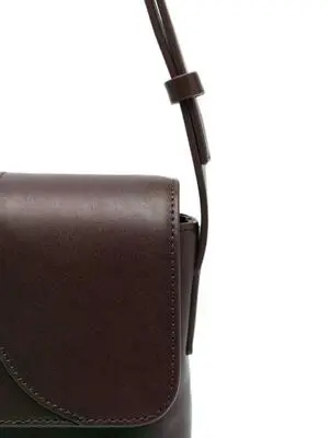 Emporio Armani Logo-plaque Leather Messenger Bag