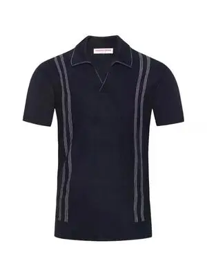 Orlebar Brown Horton Chevron-stripe T-shirt - Blue