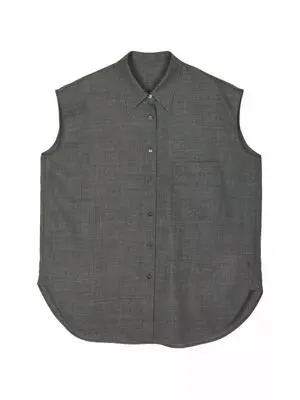 LESS Sleeveless Blouse - Grey