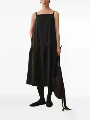 LESS Ruffled Midi Dress