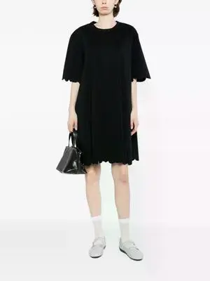 JNBY Crew-neck Short-sleeves Mini Dress