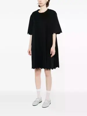 JNBY Crew-neck Short-sleeves Mini Dress