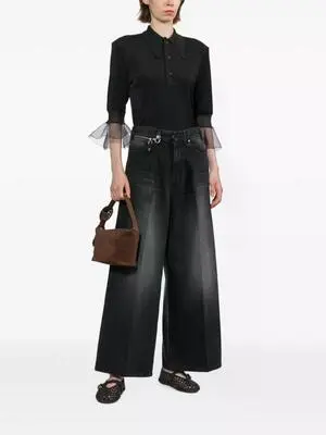 Toga Western-buckle Suede Tote Bag