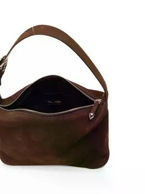 Toga Western-buckle Suede Tote Bag