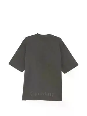 CROQUIS Sheep-print Cotton T-shirt