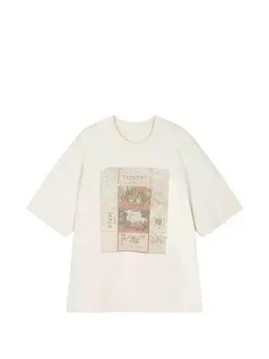 CROQUIS Graphic-print Tee - Yellow