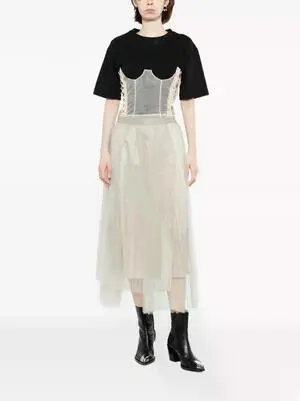 JNBY Pleated Midi Skirt