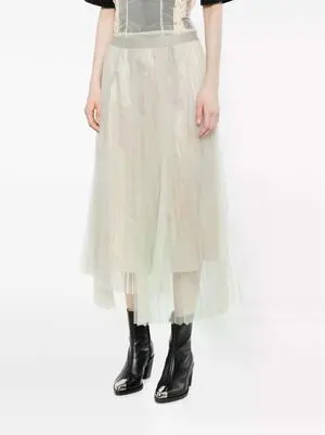 JNBY Pleated Midi Skirt