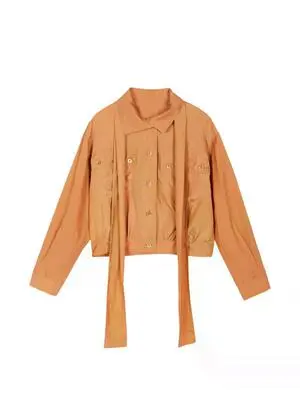 JNBY Apricot Tie-neck Jacket - Orange