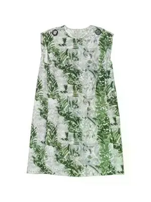 JNBY Han-paint-printed Floral Dress - Grey