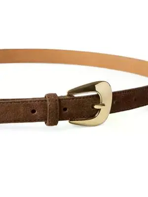 Claudie Pierlot Suede-finish Buckle-fastening Belt