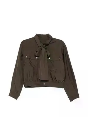 JNBY Tie-neck Jacket - Brown