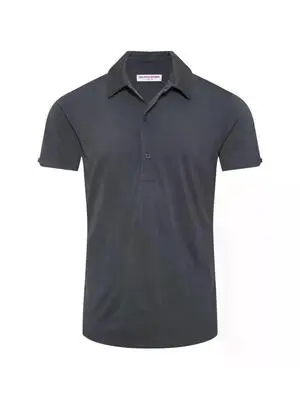 Orlebar Brown Sebastian Lux Merino Polo Shirt - Grey