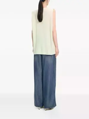 JNBY Pleated V-neck Vest