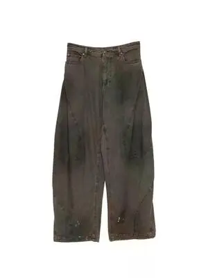 CROQUIS Panelled Jeans - Brown
