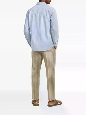 Orlebar Brown Justin Seersucker-stripe Shirt