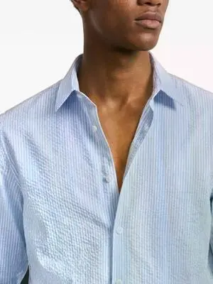 Orlebar Brown Justin Seersucker-stripe Shirt