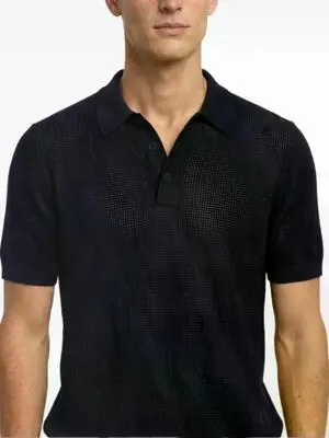 Orlebar Brown Keeling Open-knit Polo Shirt