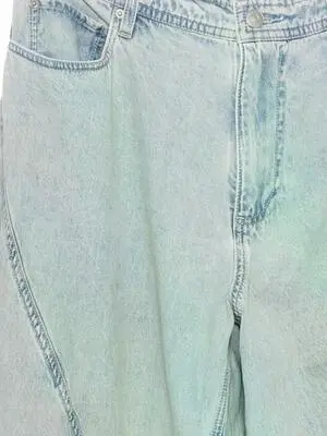 CROQUIS Conch-leg Panelled Jeans