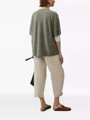 LESS Short Sleeve Marl Pattern T-shirt