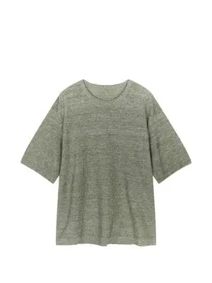 LESS Short Sleeve Marl Pattern T-shirt