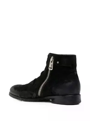 A.S.98 Zip-fastening Leather Ankle Boots
