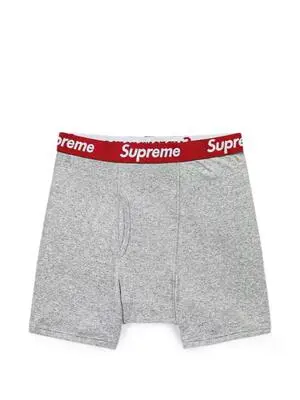 Supreme Hanes Logo-waistband Boxer Briefs