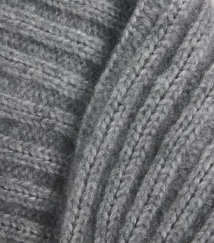 Johnstons Of Elgin Cashmere-silk Ribbed Beanie
