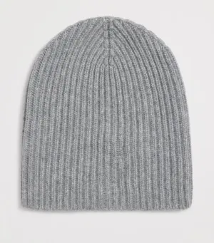 Johnstons Of Elgin Cashmere Ribbed Beanie