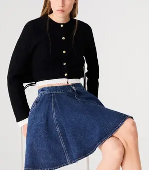 Maje Cropped Cardigan