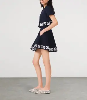 Maje Crochet-trim Cardigan