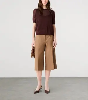 Maje Knit T-shirt And Cami Top Set