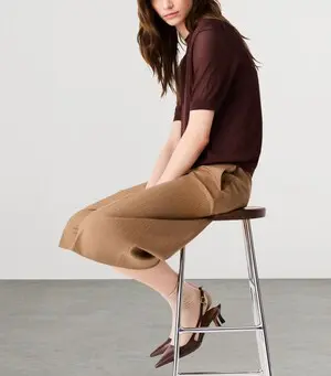 Maje Knit T-shirt And Cami Top Set