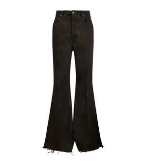 Rick Owens Bolan Bootcut Jeans - Brown