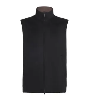 Herno Wool-cashmere Gilet - Black