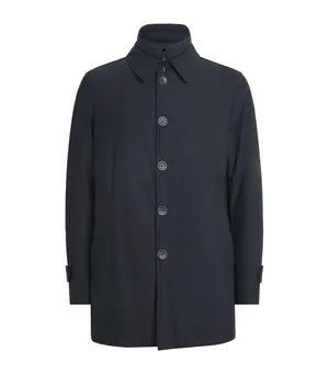 Herno Washington Raincoat - Navy