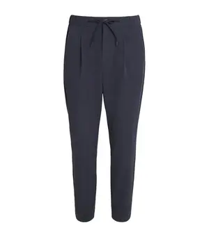 Herno Stretch Technical Drawstring Trousers - Navy