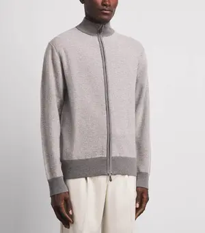 N.peal Organic Cashmere Birdseye Cardigan