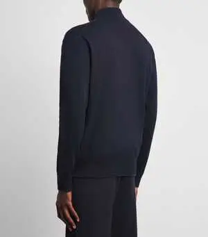 N.peal Organic Cashmere Knightsbridge Zip-up Cardigan