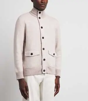N.peal Cashmere Herringbone Jacket