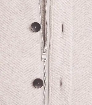 N.peal Cashmere Herringbone Jacket