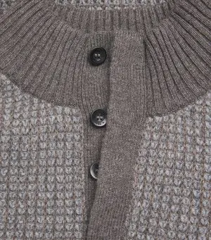 N.peal Organic Cashmere Button-up Sweater