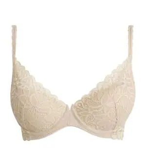 Wacoal Raffine Plunge Push-up Bra - Beige
