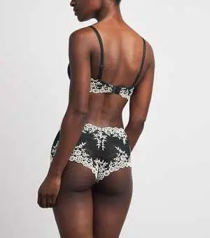 Wacoal Embrace Lace Plunge Bra - Black