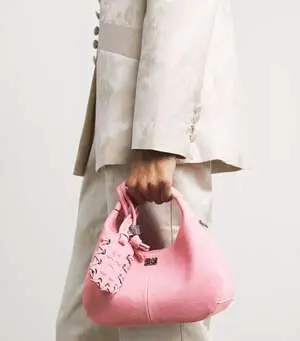 GANNI Mini Shoulder Bag - Pink