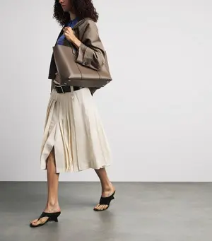 Tory Burch Perry Leather Tote Bag - Brown