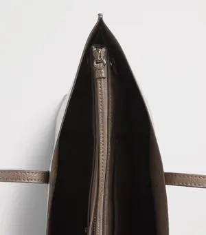 Tory Burch Perry Leather Tote Bag - Brown