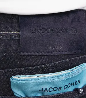 Jacob Cohen Pony Hair-patch Nick Slim Jeans