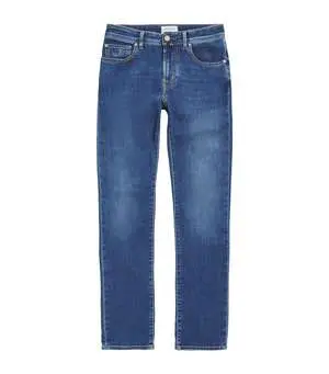 Jacob Cohen Pony Hair-patch Bard Tapered Jeans - Blue