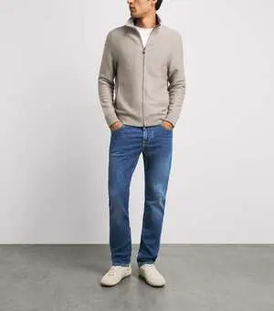 Jacob Cohen Pony Hair-patch Bard Tapered Jeans